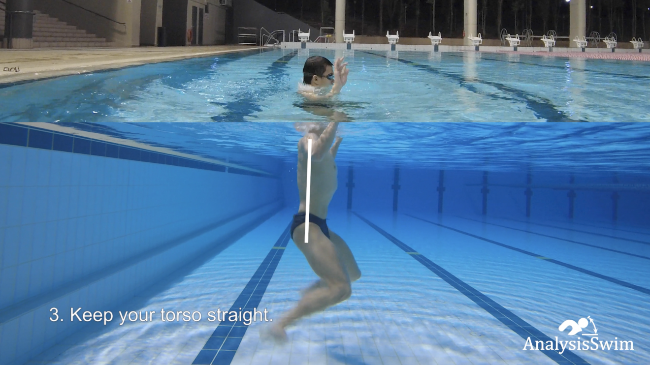 Breaststroke Vertical Kick